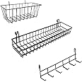 ODOXIA Hanging Baskets & Hooks Rack | Wall Grid Accessories | Grid Wall ...