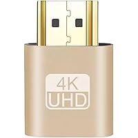 BKFK HDMI Dummy Plug 4K,Virtual Monitor EDID Emulator, Headless Display Adapter,Headless hdmi ...