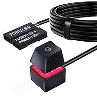 Verilux Desktop Computer Power Switch, Computer On/Off Switch, Push Button Cpu Power Switch ...