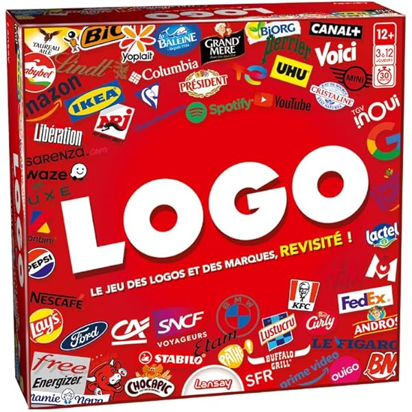 Logos Rouges Sur Le Quiz De Logo Niveau 1