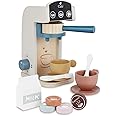 Little Log Wooden Coffee Machine Play Set, Wooden Kitchen Coffee ...