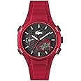 Buy Lacoste Lc33 Qtz Basic Black Round Dial Men's Watch|Red Silicone ...
