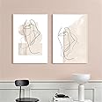 Amazon.de: Sarah Duke 2er Premium Poster Set, Abstrakt Geometrie Leinwandbilder, Ohne Rahmen ...