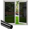 Buy HomeVera Blackout Black Film for Glass Window, self Adhesive Glass ...