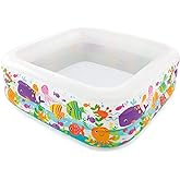 Intex 57482NP - Piscina Gonfiabile Baby Ovale Assortiti, Vinile, Multicolore, 163x107x46 cm ...