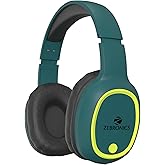 ZEBRONICS Thunder Pro Wireless Over Ear Headphone with Dual Pairing, Gaming Mode, Enc, Bluetooth ...