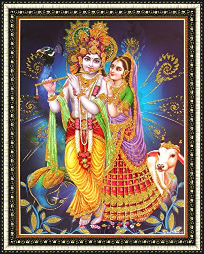 Buy Avercart Lord Krishna/Shri Krishna with Radha/Symbol of Divine Love ...