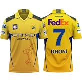 CSK Jersey 2025 for Men and Kids(Small 36) Multicolour : Amazon.in ...