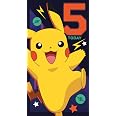 Age 5 Birthday Card, Pokemon Age 5 Birthday Card, Birthday Card for Age ...
