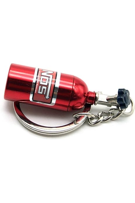 Nos Mini Nitrous Oxide Bottle Keyring Stash Pill Box