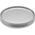 AMTAST 50 Pcs Aluminum Sample Pans 90mm Weight Scale Tray Disposable ...