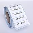 1000 Date Opened Labels 45mm x 12mm : Amazon.co.uk: Stationery & Office ...