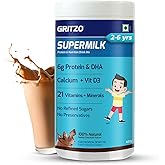 Buy Gritzo SuperMilk Overall Growth (13+y Girls), 12g Protein Powder ...