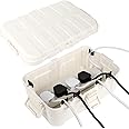 RESTMO Extra Large Weatherproof Electrical Box (32 x 22 x 13 cm), IP54 Waterproof Outdoor ...