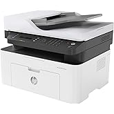 HP Laser MFP 135a Print, Copy, Scan, Multi-Functional All in One Office Printer, 4ZB82A - White ...