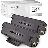 HP 106A W1106A Black Toner for Laser MFP-137fwq, MFP-135wg, 107w, MFP ...