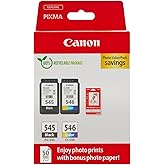 Canon Ink & Paper Multipack - PG-540/CL-541 Genuine Printer Ink ...