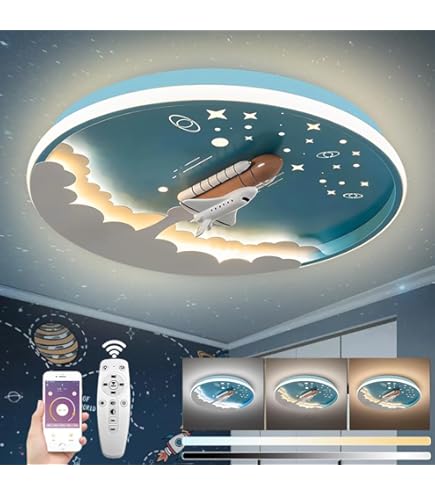 Rocket Ship Light Ceiling Bigger And More Powerful Than The Hubble,