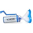 PARI VORTEX Inhalierhilfe mit Erwachsenenmaske und Einhand-Bedienhilfe ...