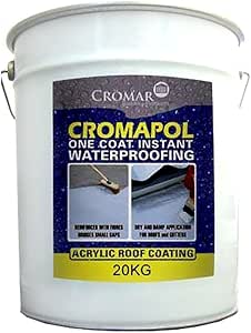 Cromapol Acrylic Waterproofing Coating Black - 20 KG : Amazon.co.uk ...