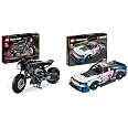 LEGO 42155 Technic THE BATMAN – BATCYCLE Set & 42153 Technic NASCAR ...