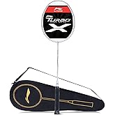 Buy Li-Ning Turbo X III Carbon Fibre Strung Badminton Racket with Free ...