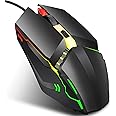 Amazon.in: Buy ENTWINO X3 Gaming Mouse, RGB Lights, DPI Button, 7 Colors Light Wired Optical ...