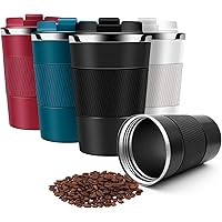 Esteopt Travel Mug, Insulated Coffee Cup with Leakproof Lid - Vacuum ...