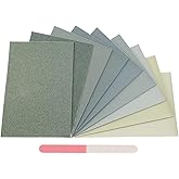 Micro-Mesh Abrasive Polishing Cloth Kit, 9 Sheets of 6"x3" Regular ...