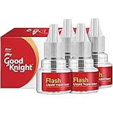Good Knight Flash Liquid Vaporiser | Pack Of 4 (45ml Each) | Lavender ...