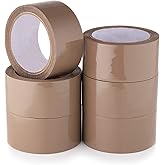 Orange Tape - 48mm x 66m. 6 Rolls Polypropylene Tape. Strong Orange ...