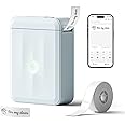 NIIMBOT D110 New Version Label Maker Machine with Tape, Portable Bluetooth Sticker Printer, Mini ...