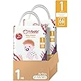 Hibobi -Ultra Soft Absorbent Newborn Diapers - Size 1-2-4Kg - 66Pcs ...
