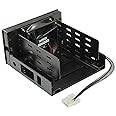 EverCool Dual 5.25 in. Drive Bay to Triple 3.5 in. HDD Cooling Box ...
