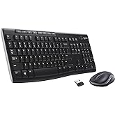 Logitech MK540 Combo Advanced Clavier et Souris Sans Fil pour Windows, Clavier US International ...