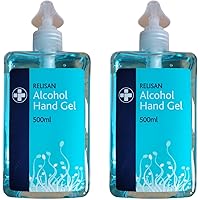 Relisan Alcohol Hand Sanitiser Gel 500ml - 70% Alcohol - Made in UK 888 ...