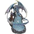 Nemesis Now Flame Saviour Dragon Oil Burner, Blue, 24cm : Amazon.co.uk ...