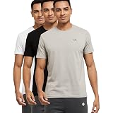 Max Men's Solid Slim fit T-Shirt (Pack of 3) : Amazon.in: Clothing ...