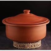 Buy Mitti Magic Clay Cooking Pot (Capacity: 2LTR) with Handle and Lid ...