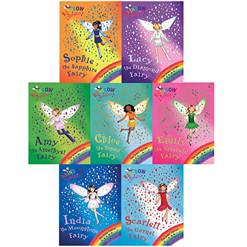 Rainbow Magic Jewel Fairies Collection - 7 Books RRP £34.93 (22: India ...