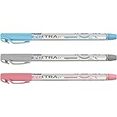 Doms INXTRA 0.7mm BALLPOINT PENS|SOFT RUBBERIZED GRIP FOR COMFORTABLE ...
