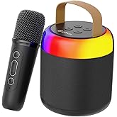 Portronics Dash 3 16W Bluetooth Speaker with Wireless Karaoke Mic, 5 Hours Playtime, Multicolor ...
