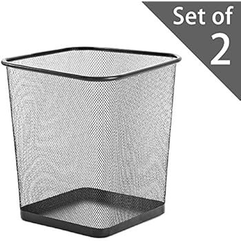 Osco 32712DT Mesh Square Waste Bin - Black: Amazon.co.uk: Kitchen & Home