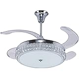 Buy Halonix Cuboid 400mm Ceiling Fan with Built-in LED Light and Remote ...