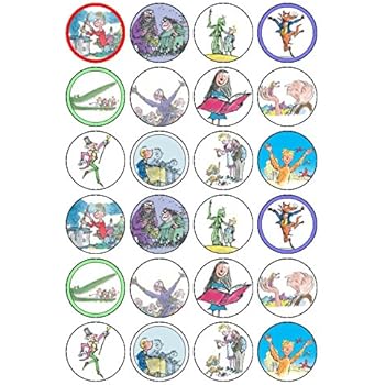 24 x Matilda - Roald Dahl Cupcake Toppers: Amazon.co.uk: Kitchen & Home