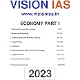 Buy Vision IAS Economy General Studies Printed Notes English Medium Set ...