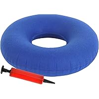 SZXMDKH Donut Cushion Seat, Portable Inflatable Ring Cushion for Hemorrhoid, Tailbone, Coccyx ...