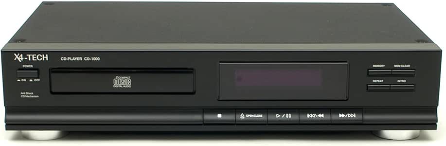 X4-Tech CD 1000 CD-Player schwarz: Amazon.de: Audio & HiFi