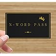 One-Time Use N-Word Pass, 5$ Donation Included, Premium 90% Bamboo,10% ...