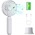 ZEBRE Handheld Fan, Portable Mini hand held fan Desk Fan with Base, 3 ...